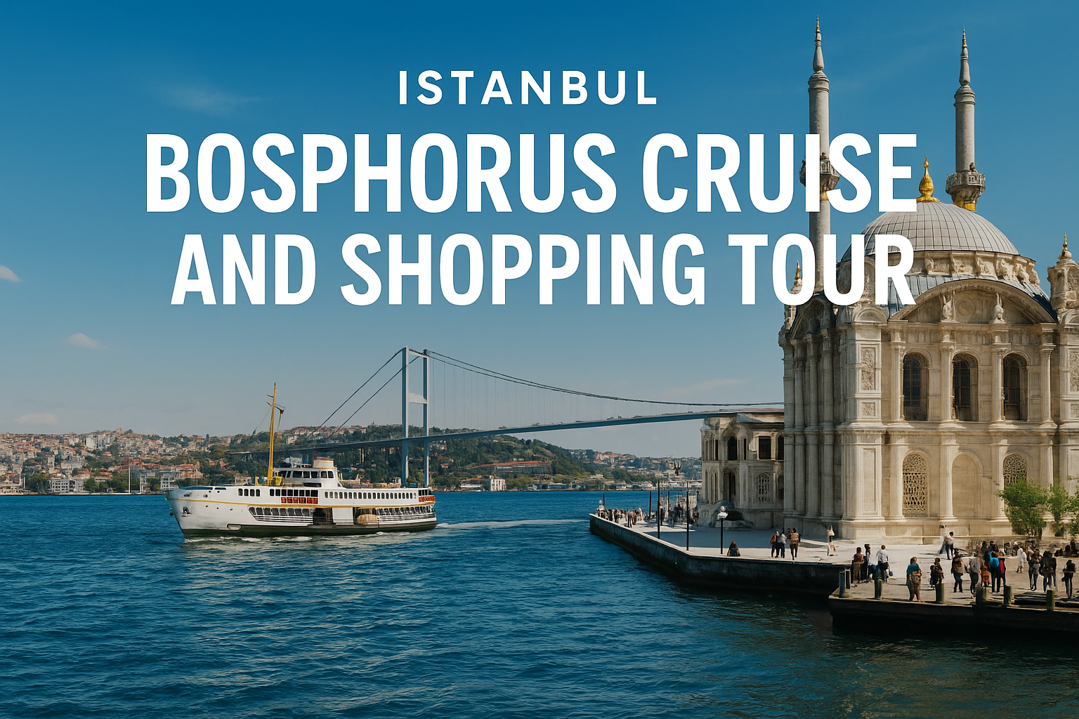 Istanbul Bosphorus Cruise & Grand Bazaar Tour from Port | Sea Drop Travel